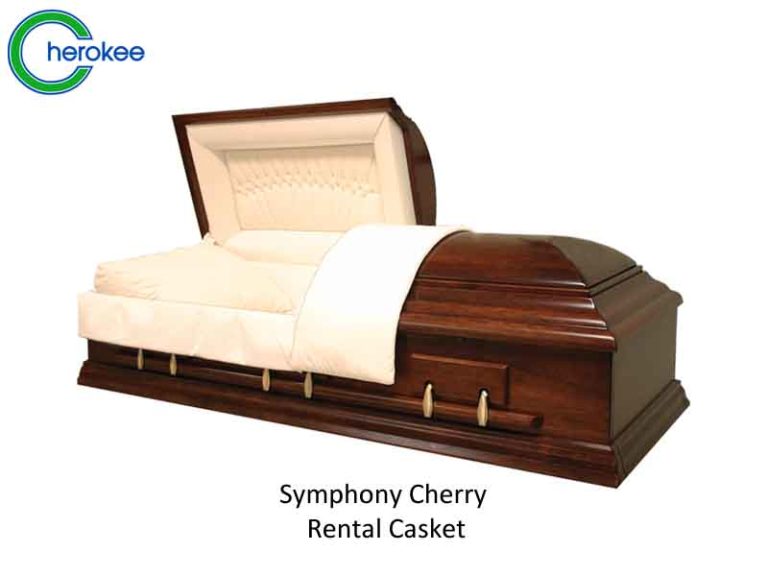 Symphony Cherry Rental Casket - Cherokee Adult Caskets